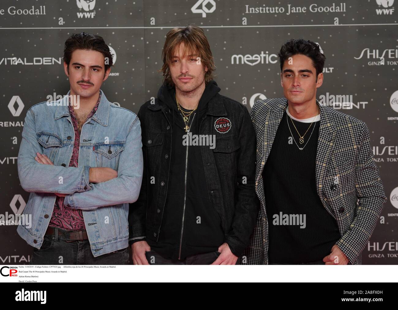 Madrid, Spain. 08th Nov, 2019. Alfombra roja de los 40 Principales ...