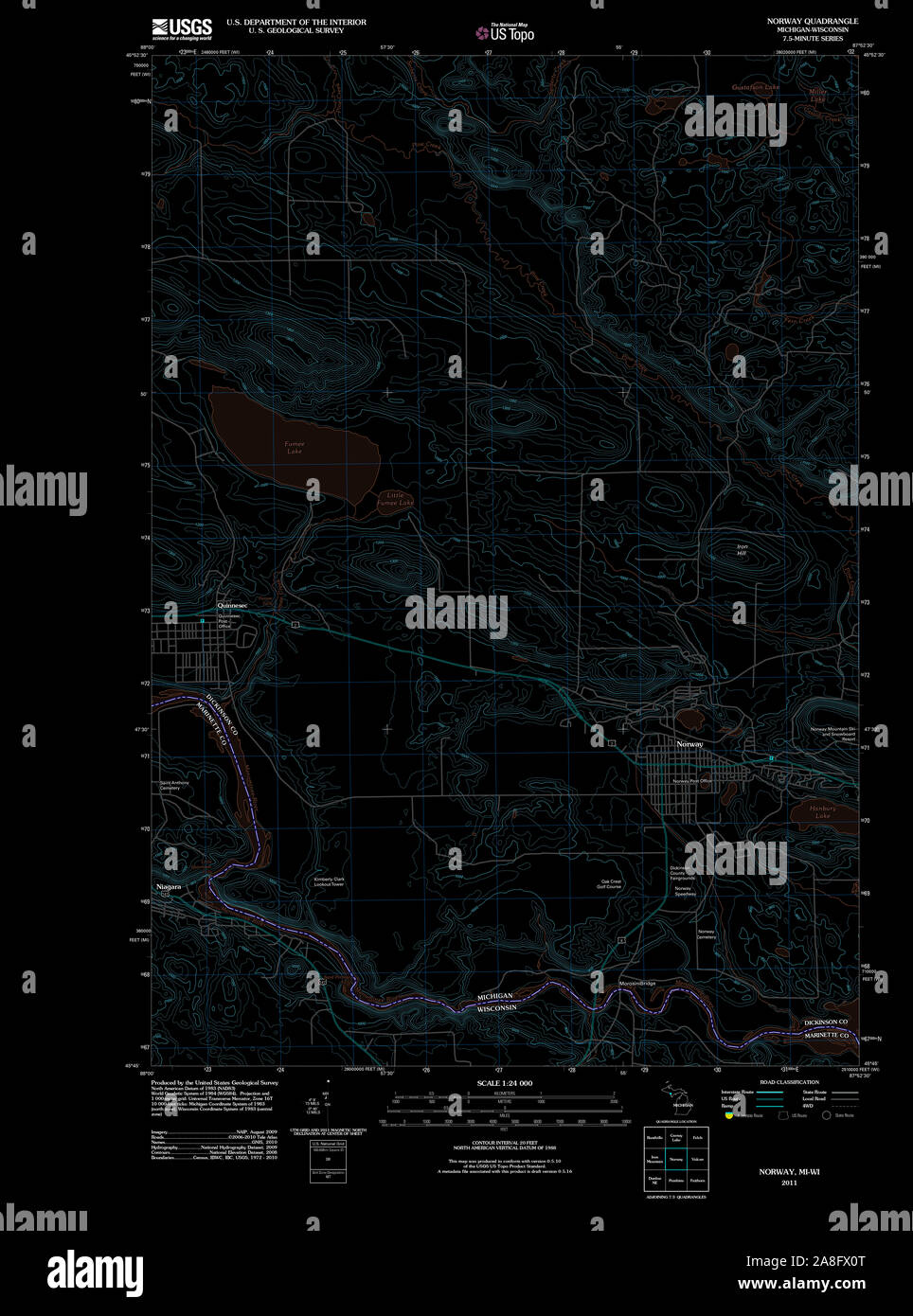 Topographical map norway hi-res stock photography and images - Alamy