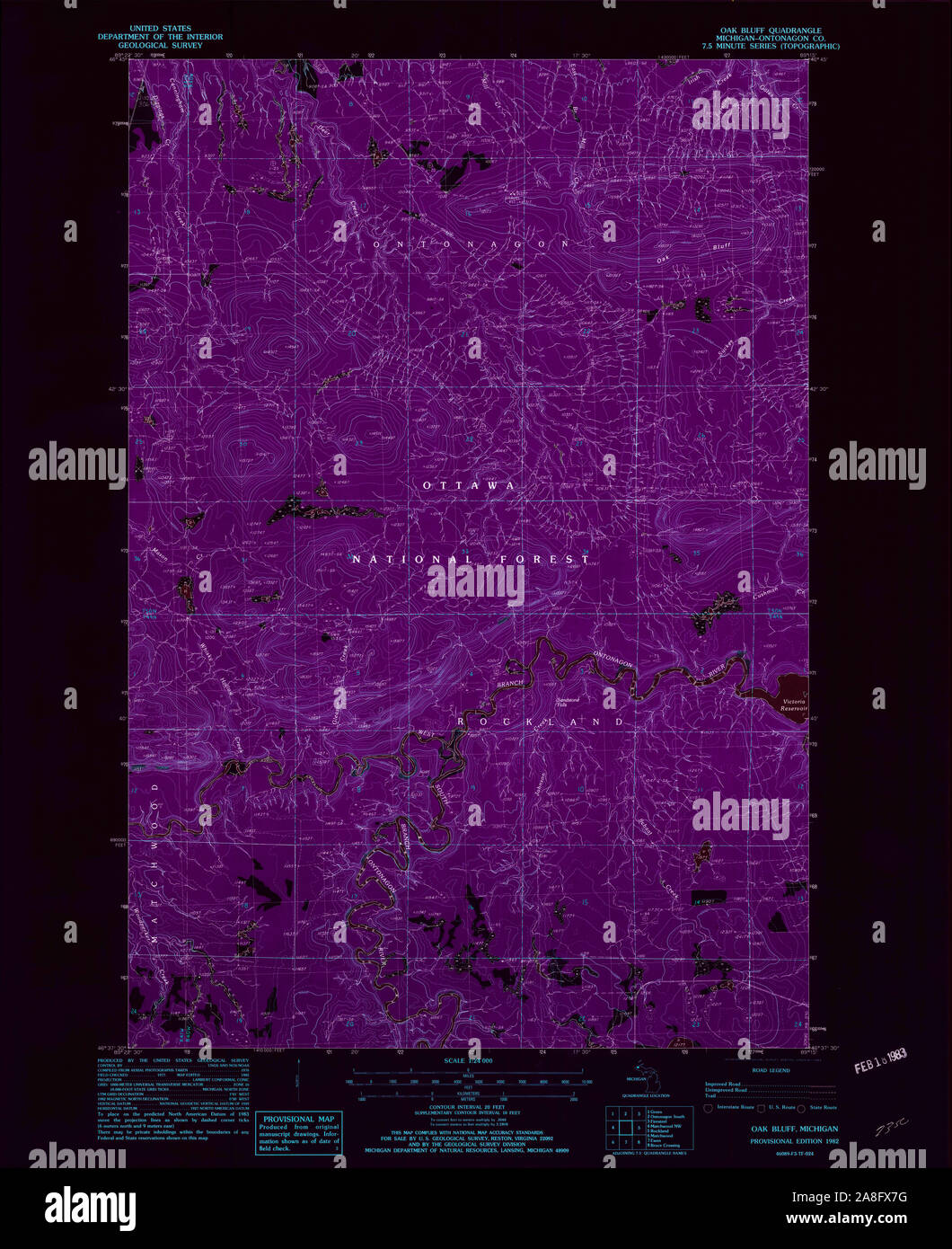 Oak bluff map hi-res stock photography and images - Alamy