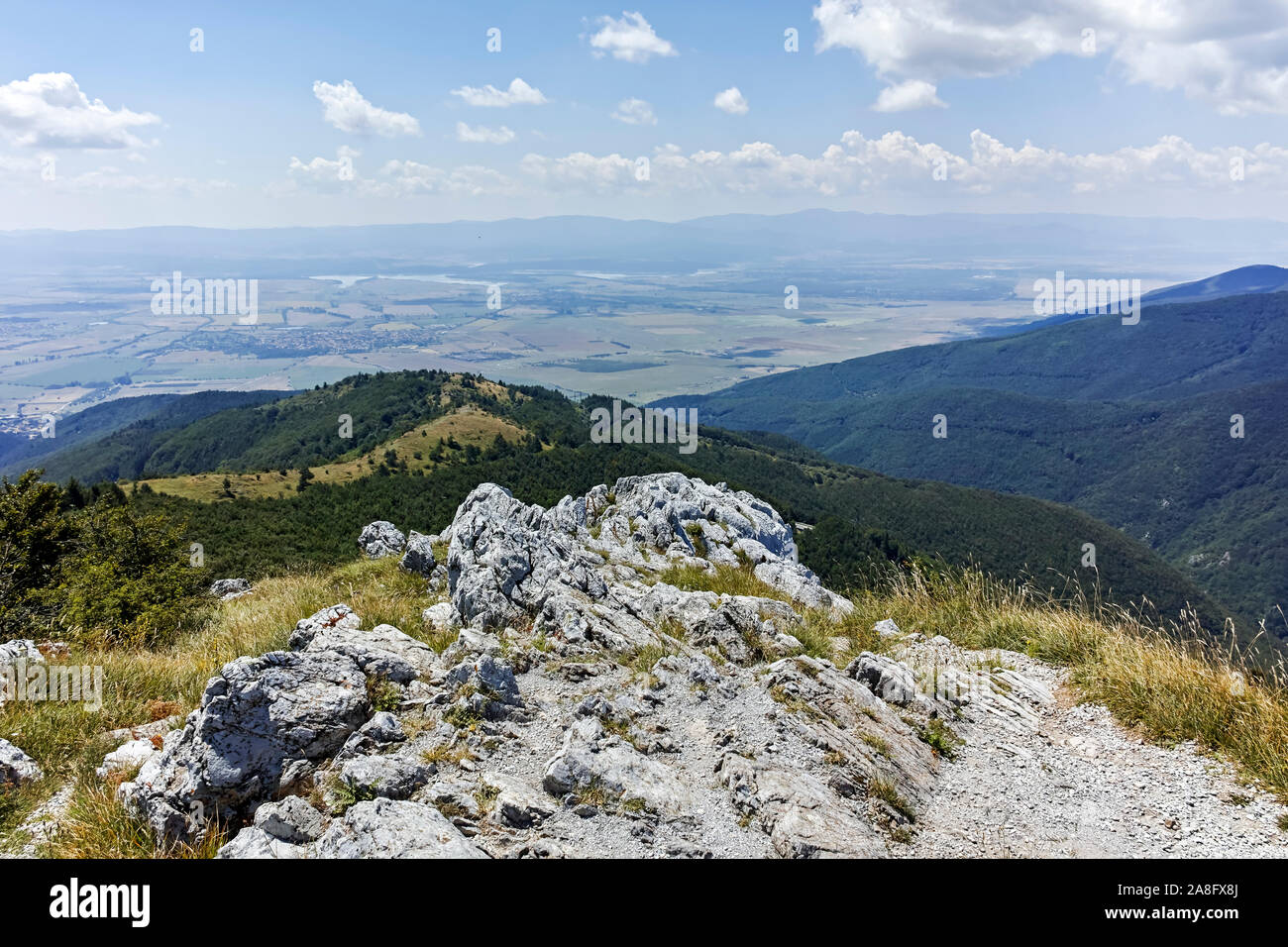 Amazing Landscape to Stara Planina (Balkan) Mountains from Shipka peak ...