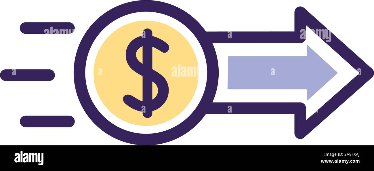 Isolated coin icon fill vector design Stock Vector Image & Art - Alamy