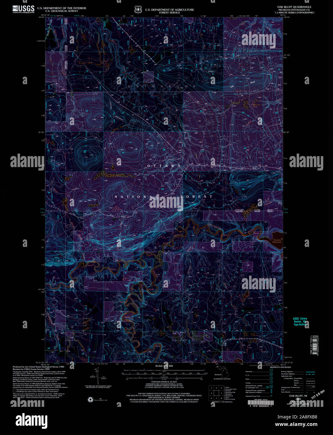Oak bluff map hi-res stock photography and images - Alamy
