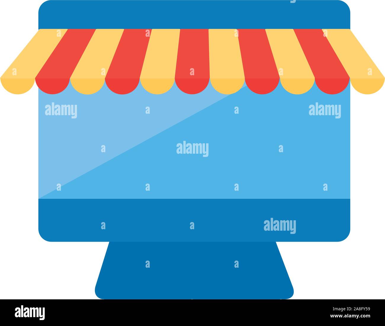 Isolated shop and computer vector design Stock Vector Image & Art - Alamy