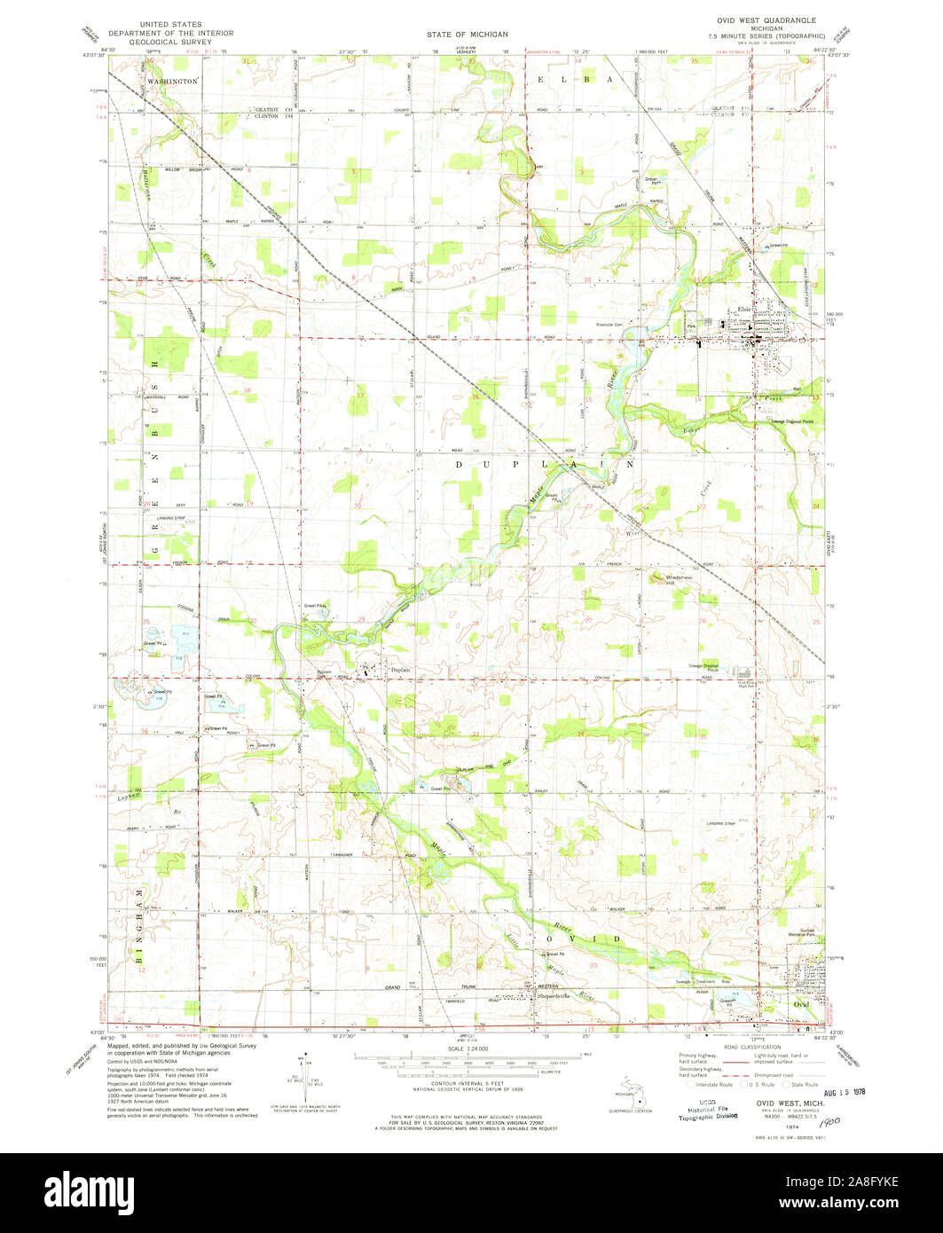 Ovid west hi-res stock photography and images - Alamy