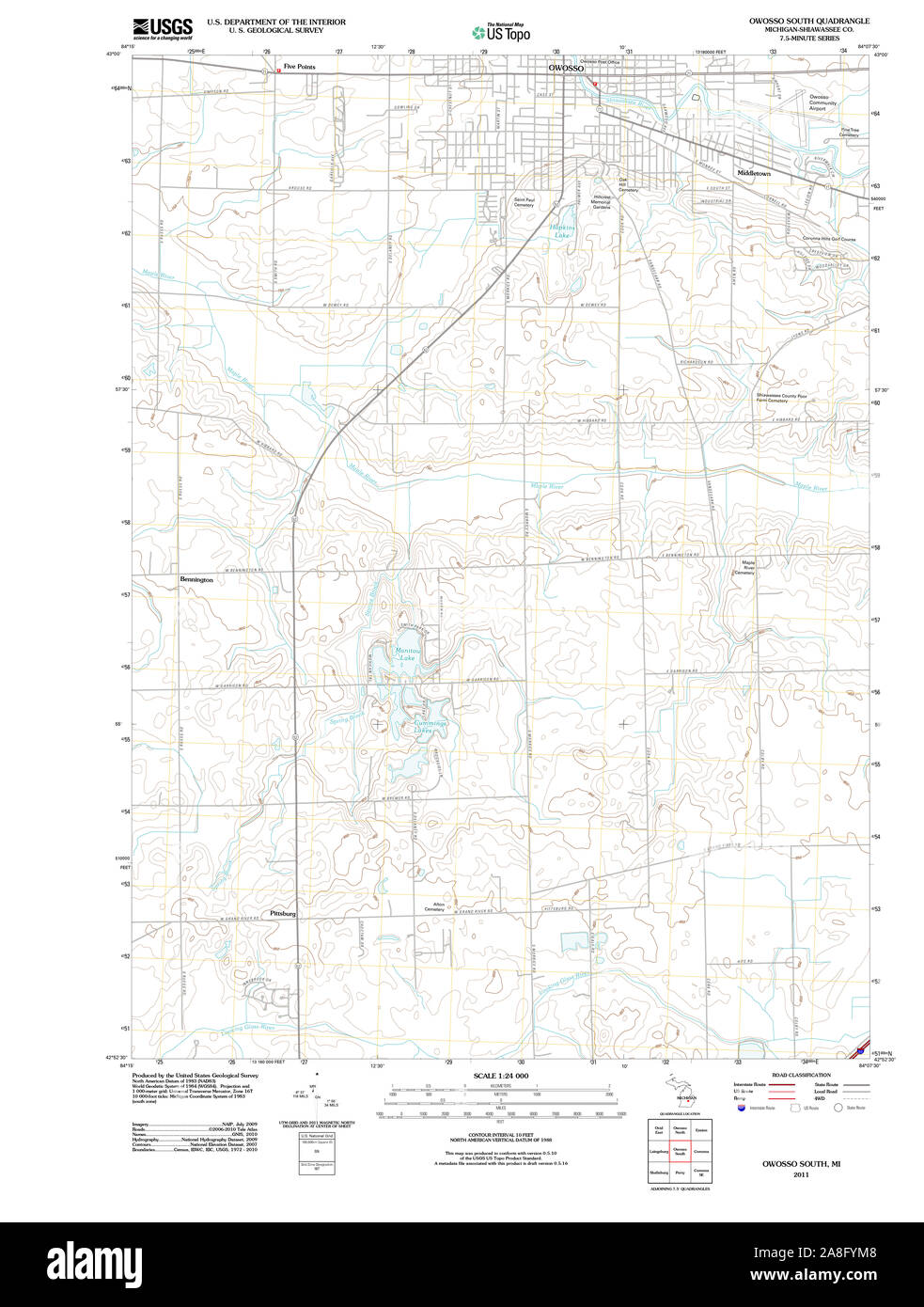 Owosso hi-res stock photography and images - Alamy