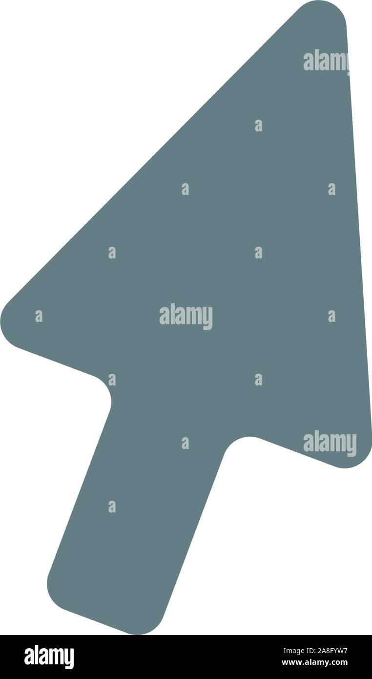 computer pointer symbol in white background vector illustration design ...