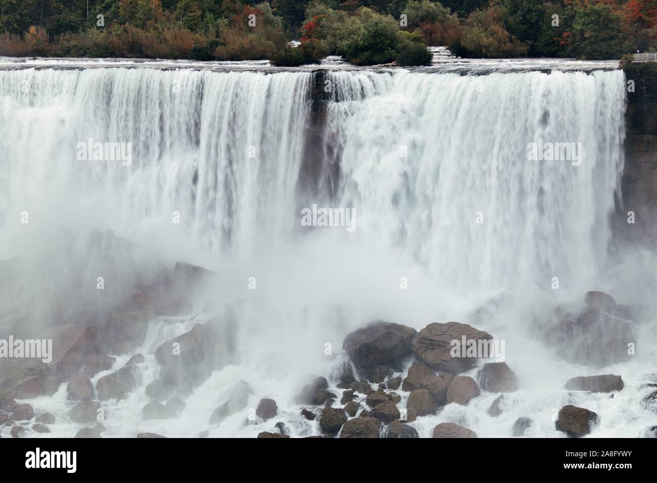 Niagara Falls as the famous natural landscape in Canada Stock Photo - Alamy