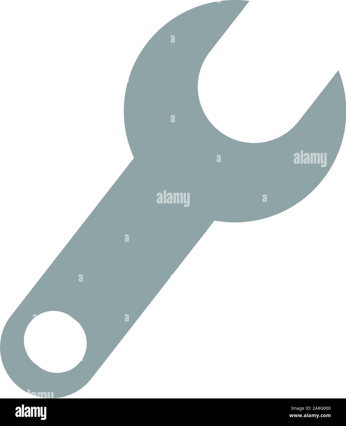 tools wrench in white background vector illustration design Stock ...