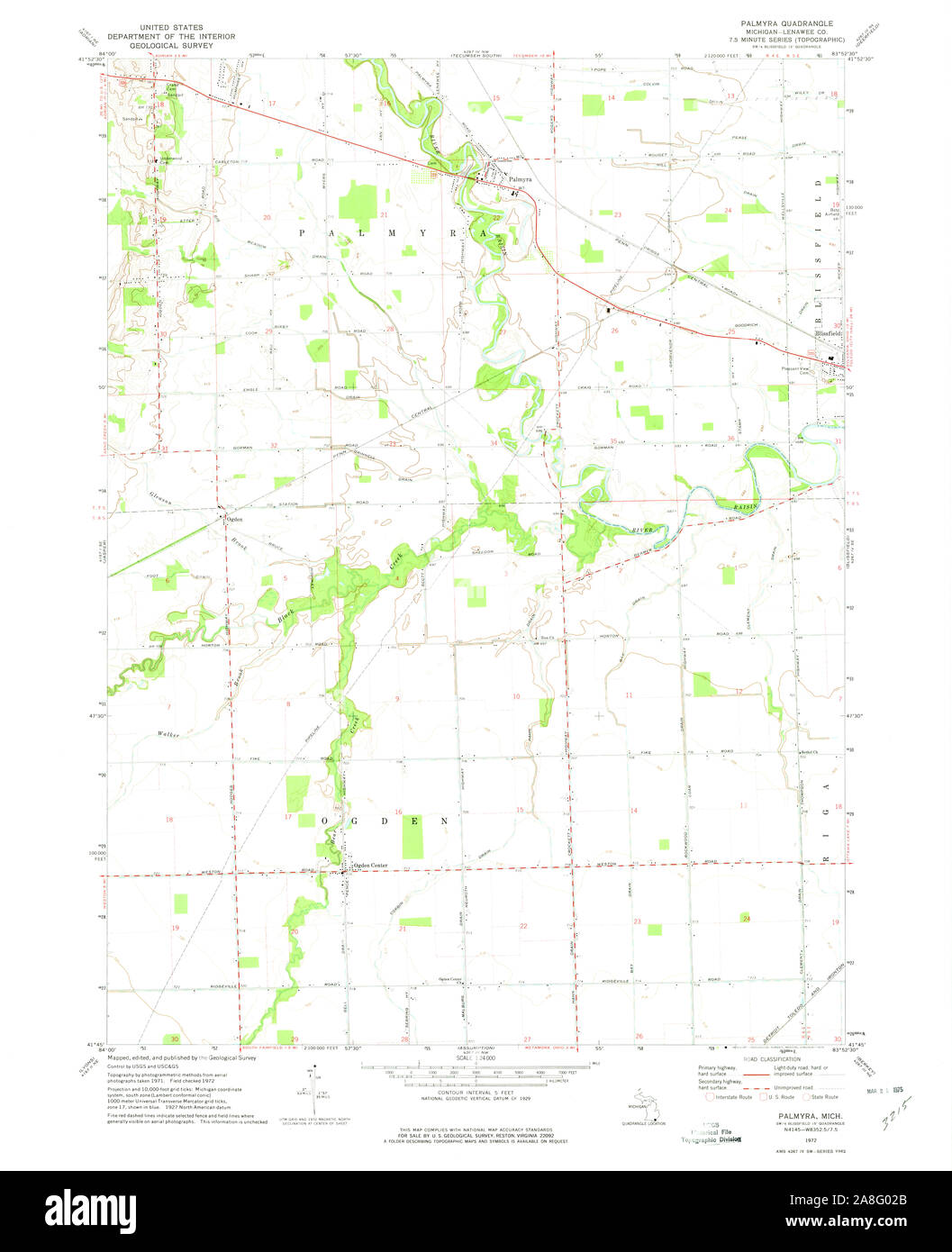 Map of palmyra Cut Out Stock Images & Pictures - Alamy