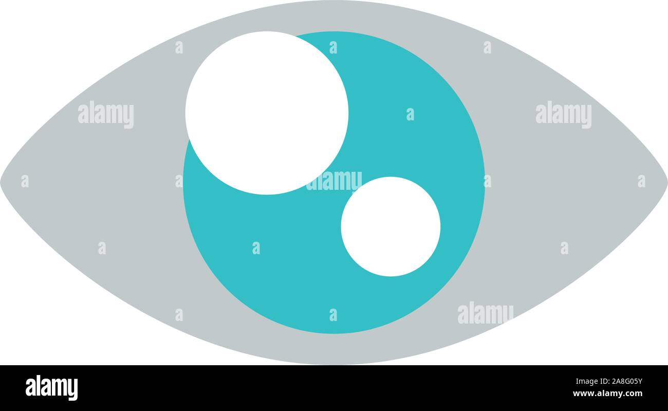 cyber security eye in white background vector illustration design Stock ...