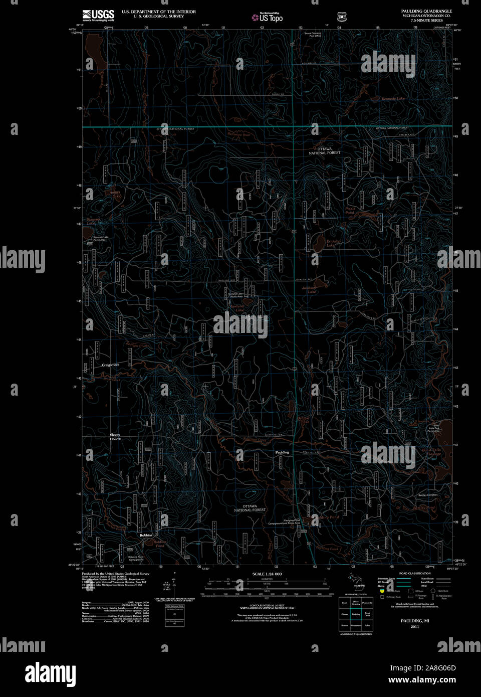 Map of paulding hi-res stock photography and images - Alamy
