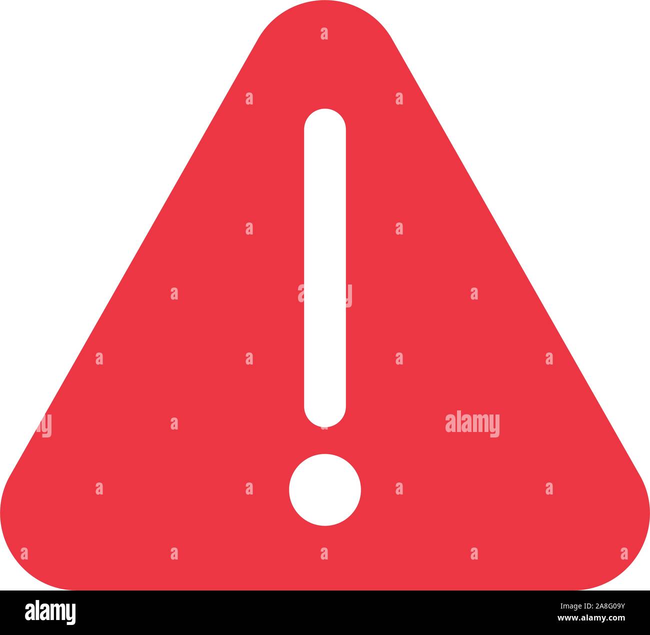 alert signal on white background vector illustration design Stock ...