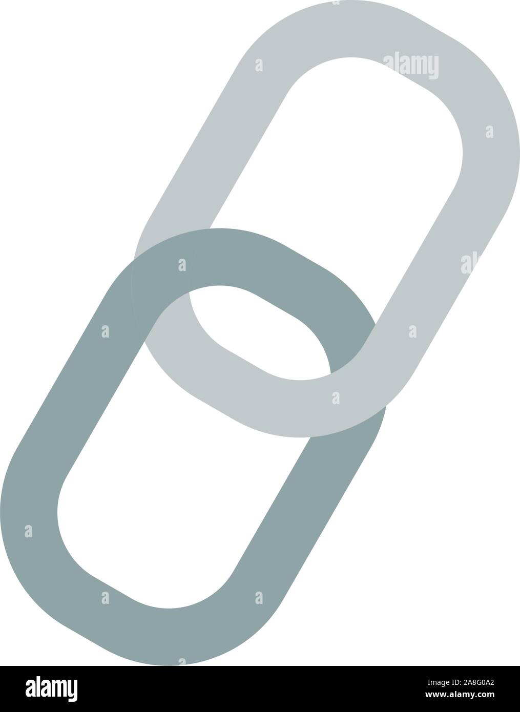 chain, links building in white background vector illustration design ...