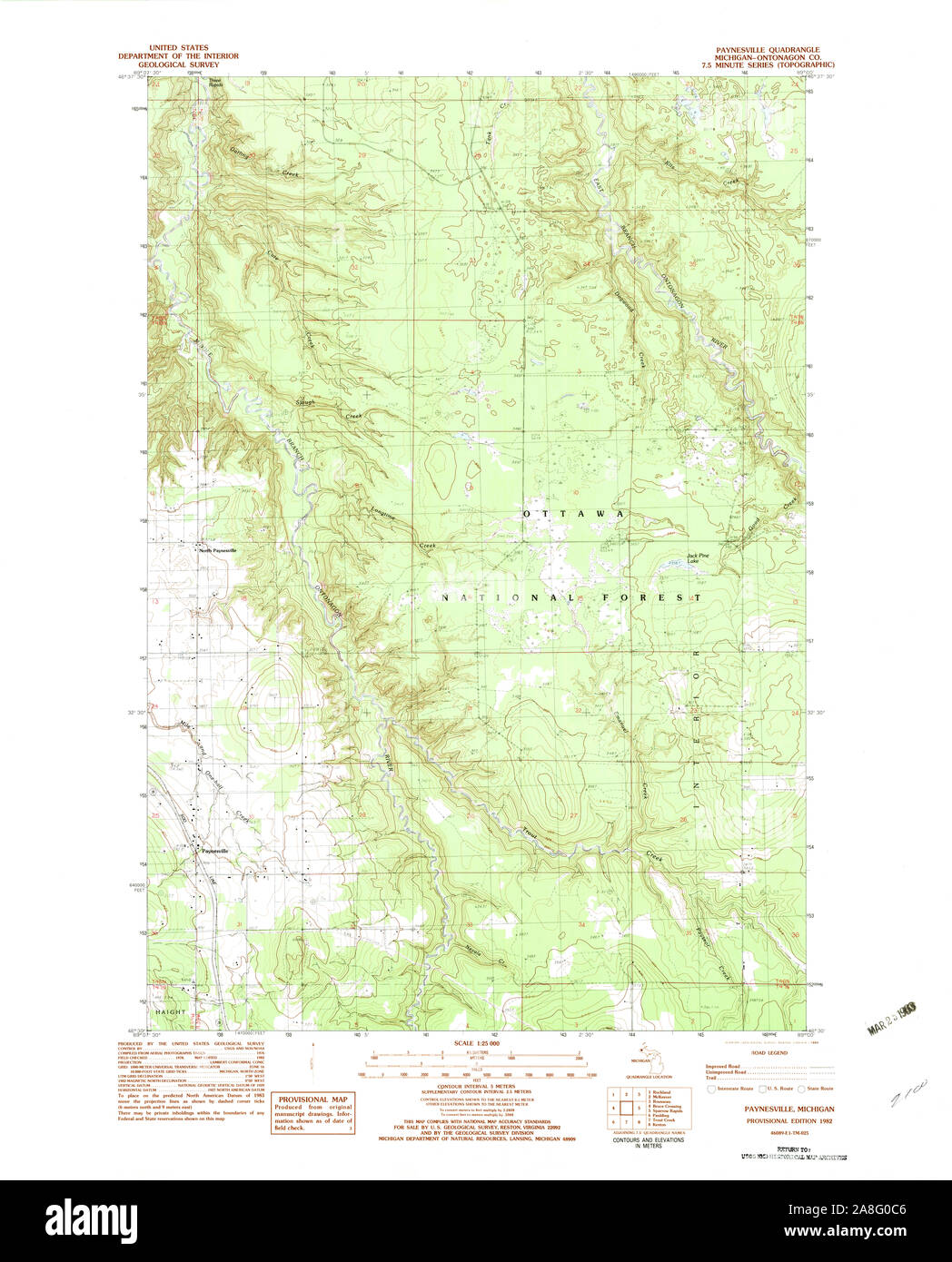 Map of paynesville hi-res stock photography and images - Alamy