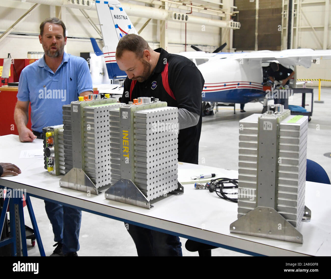 Edwards Air Force Base, California, USA. 8th November, 2019. NASA's X ...