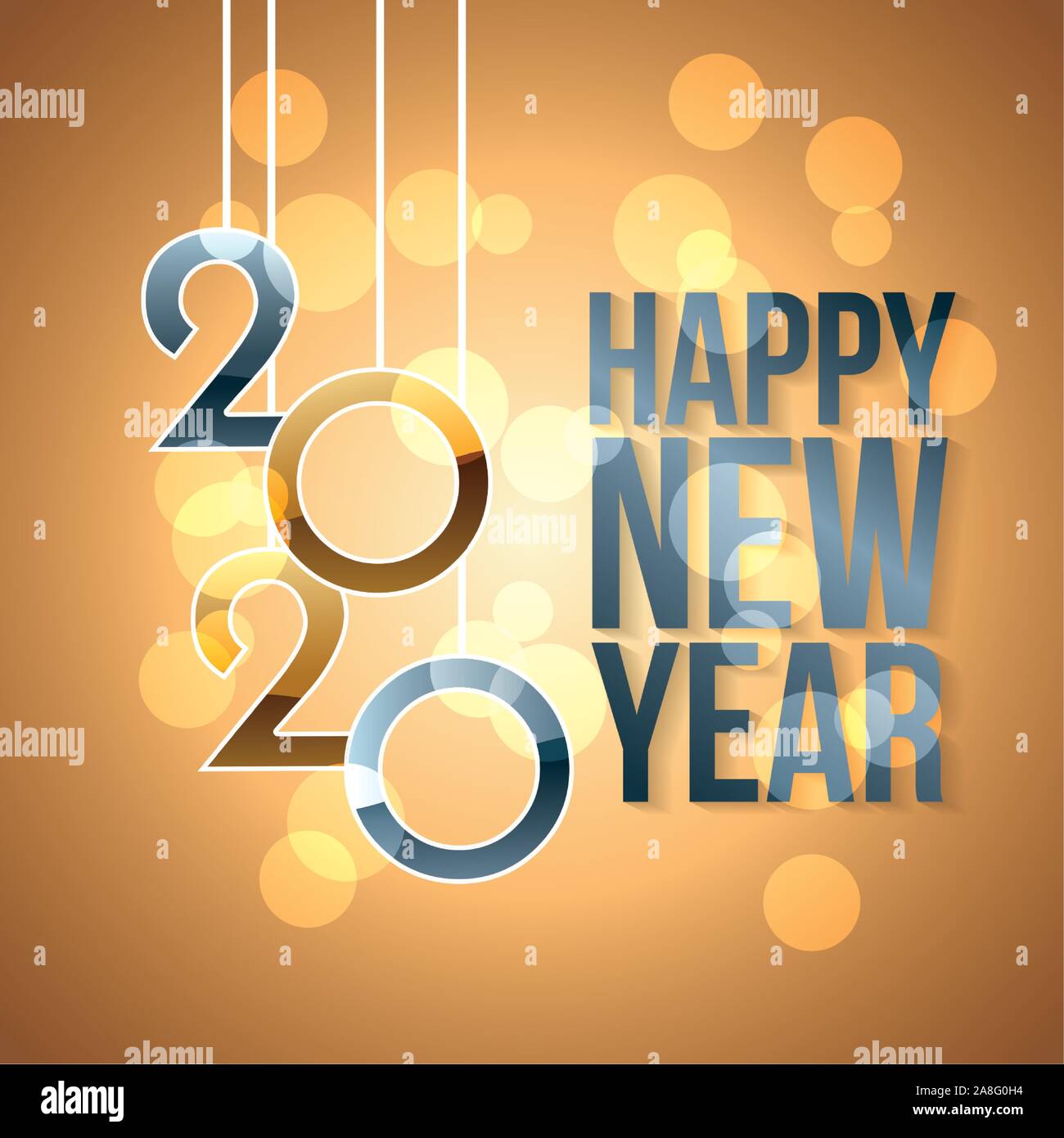 Happy new year vector design Stock Vector Image & Art - Alamy