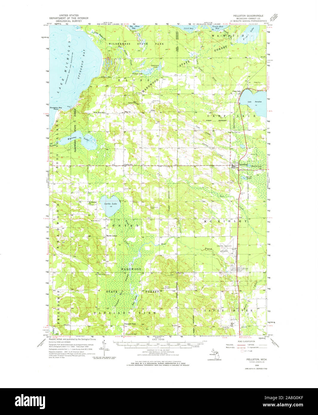 Pellston hi-res stock photography and images - Alamy