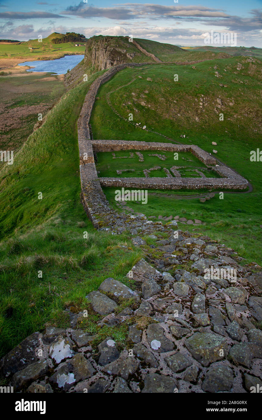 Milecastle 39 hadrians wall hi-res stock photography and images - Alamy