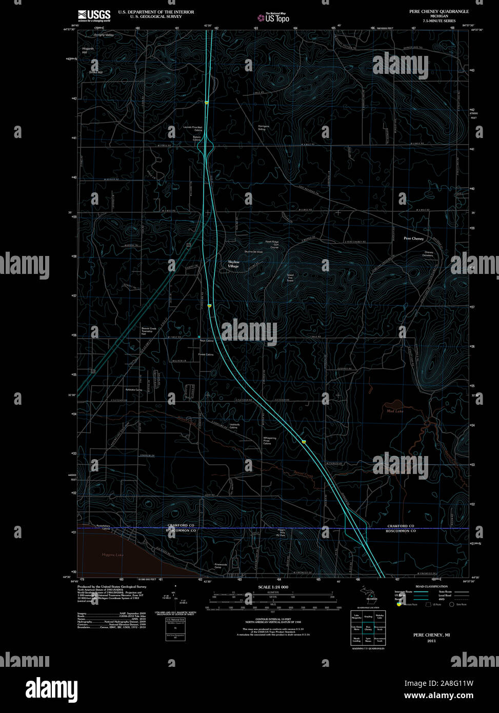 Cheney map hi-res stock photography and images - Alamy