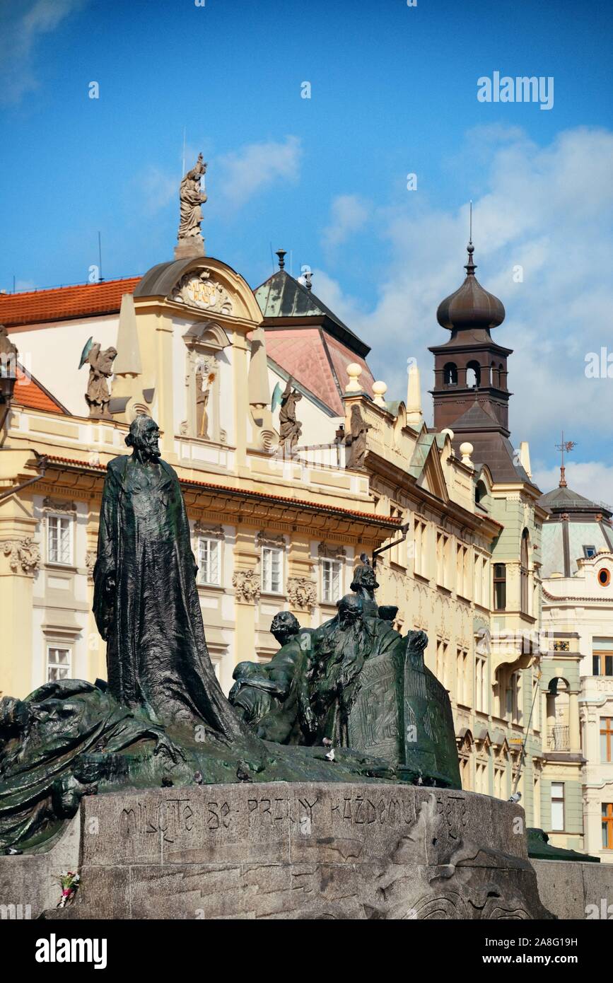 Historical buildings in Old Town Square in Prague Czech Republic Stock ...