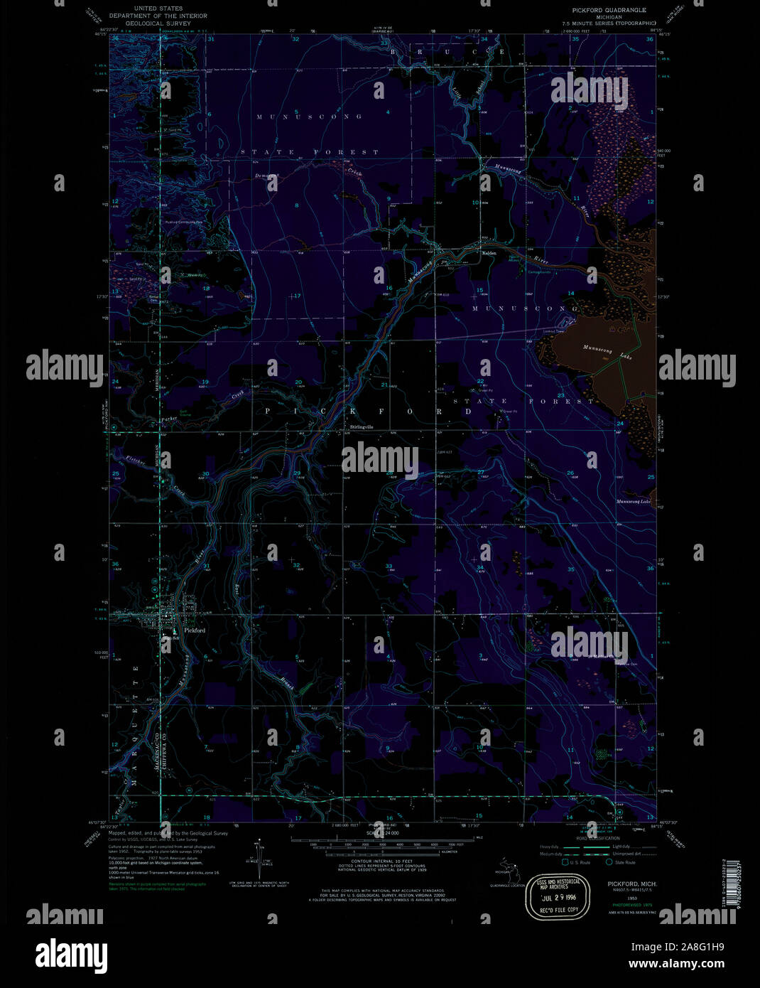 Pickford map hi-res stock photography and images - Alamy