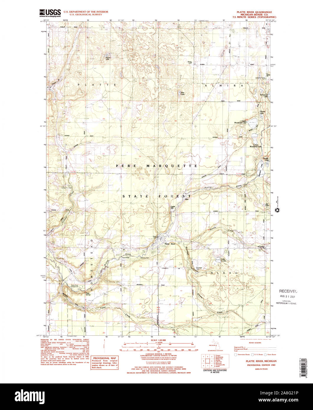 Map of platte river hi-res stock photography and images - Alamy