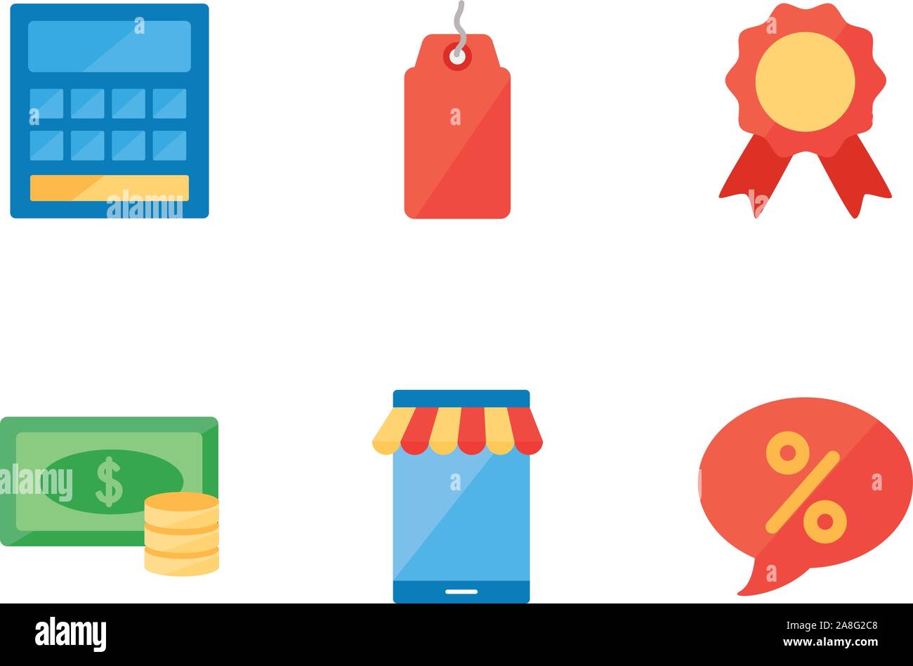 Isolated shopping icon set vector design Stock Vector Image & Art - Alamy