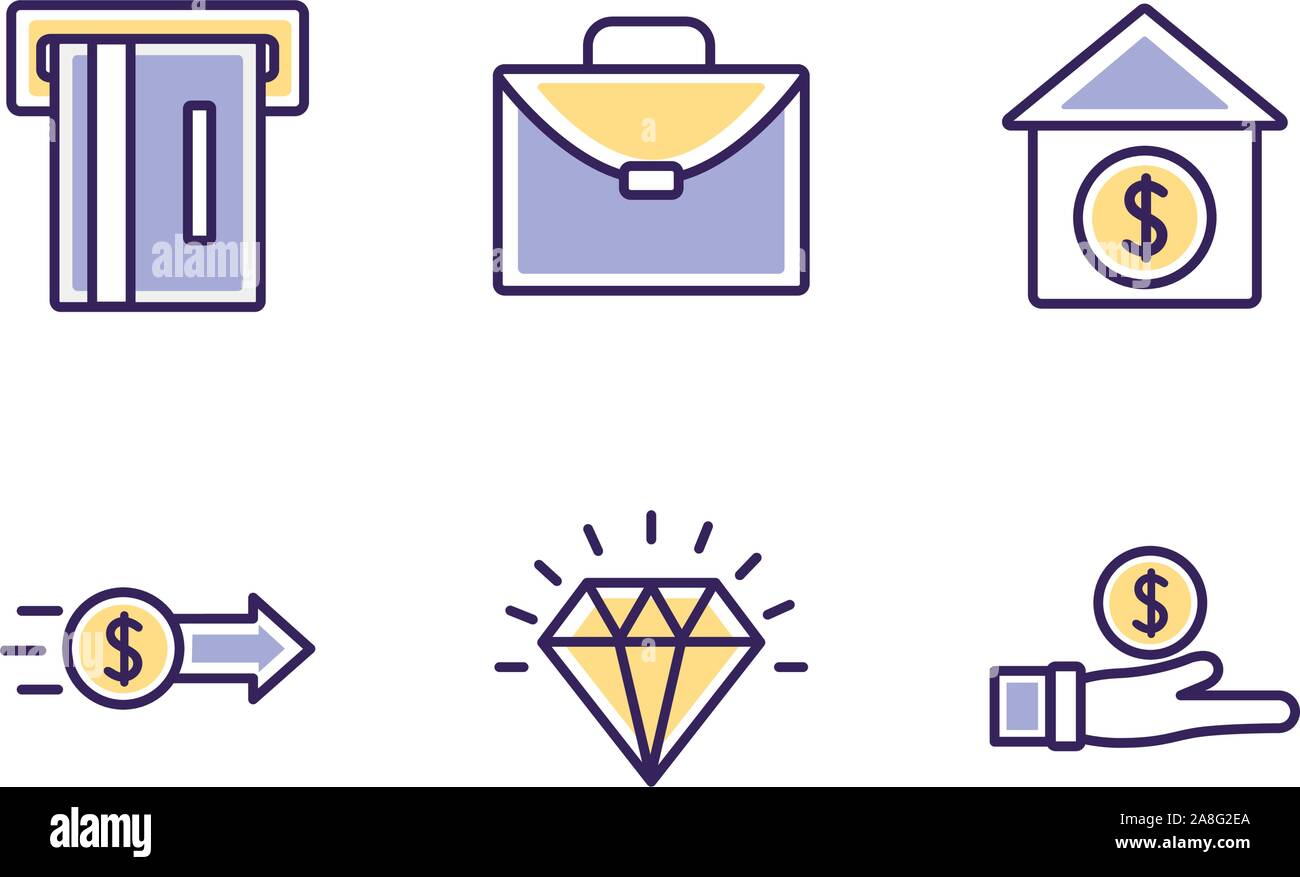 Isolated money icon set fill vector design Stock Vector Image & Art - Alamy