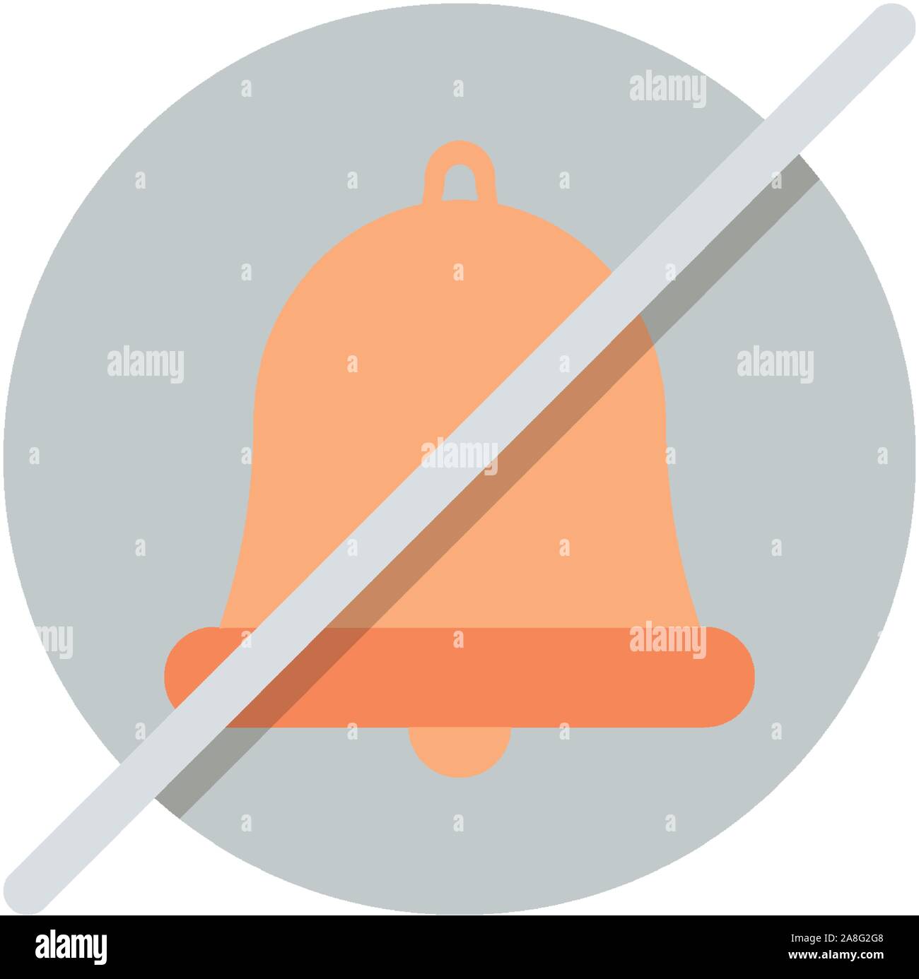 no sound, volume off symbol on white background vector illustration ...