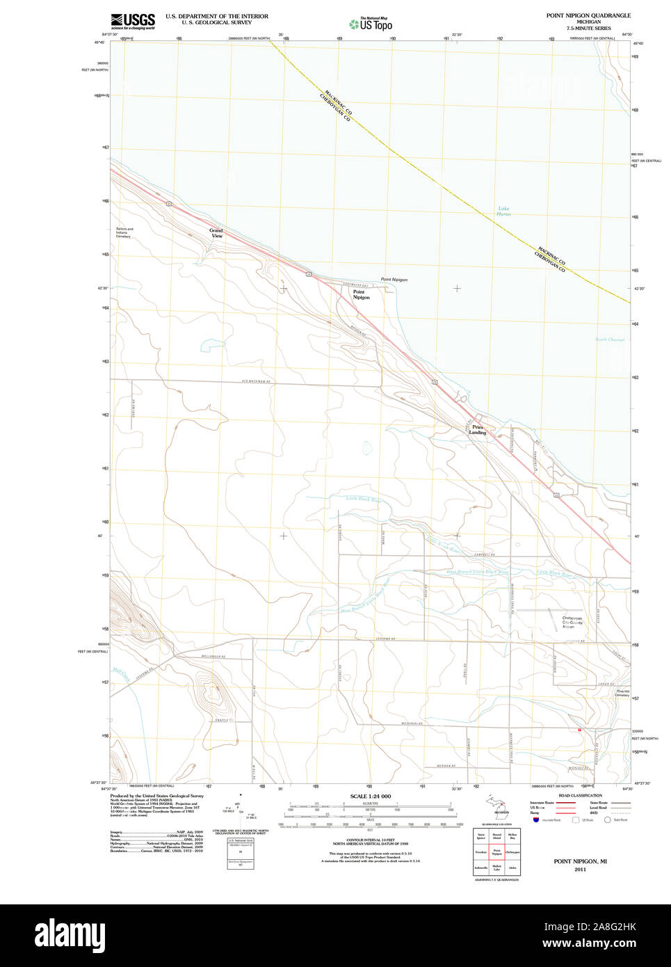 Map of nipigon hi-res stock photography and images - Alamy