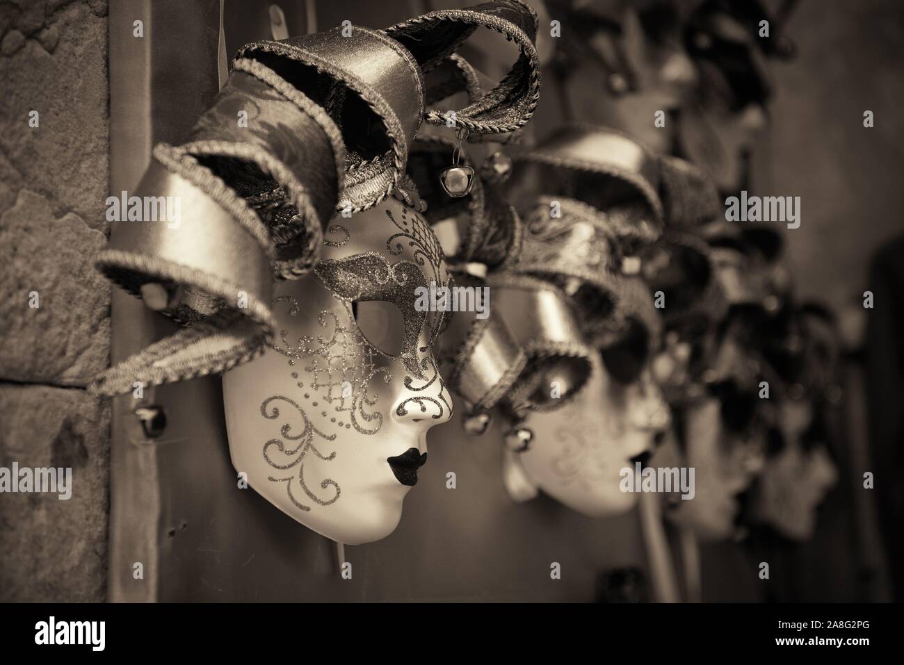 Beautiful and elegant mask in Venice, Italy Stock Photo - Alamy