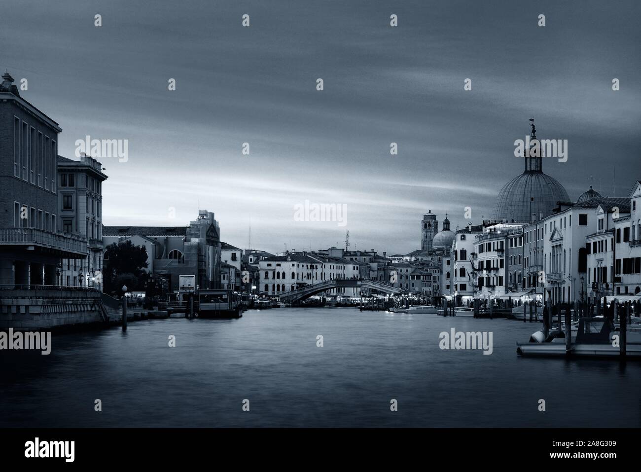Venice grand canal view with historical buildings. Italy Stock Photo ...