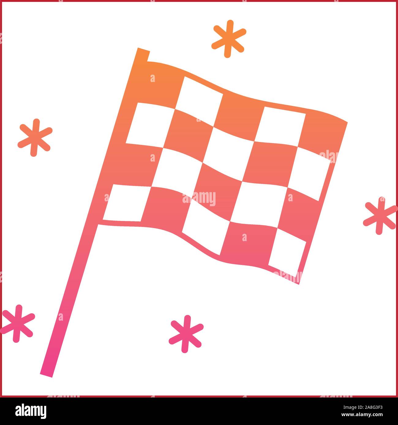 Racing flag design, Winner competition success sport achievement ...