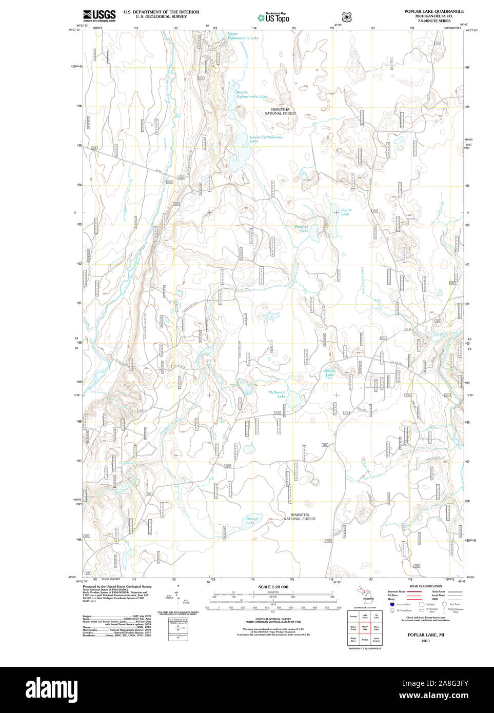 Map of poplar Cut Out Stock Images & Pictures - Alamy