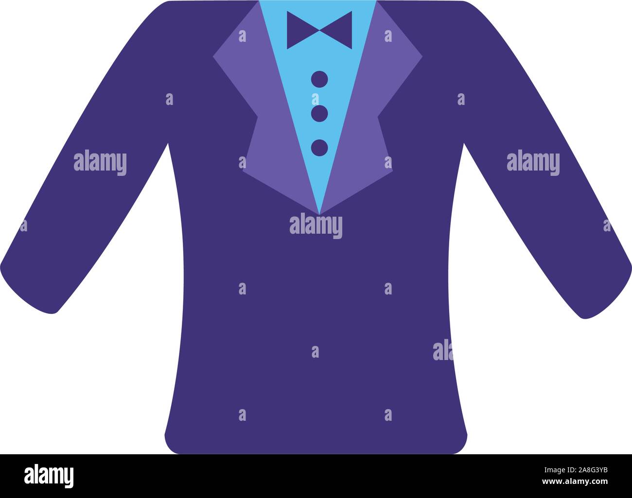 Isolated male suit vector design Stock Vector Image & Art - Alamy