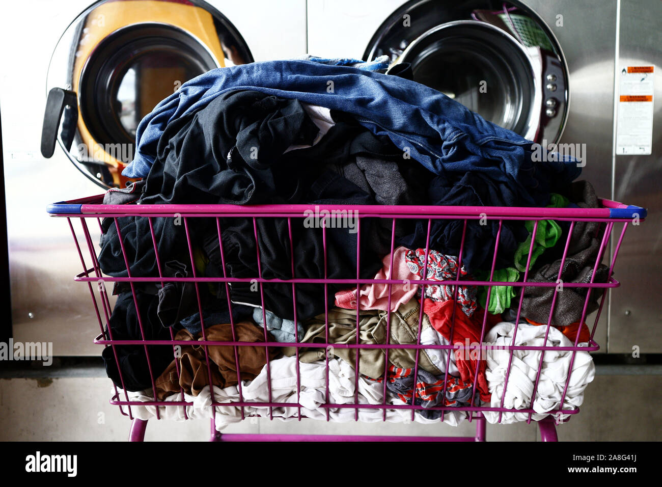 Industrial laundry denim hi-res stock photography and images - Alamy