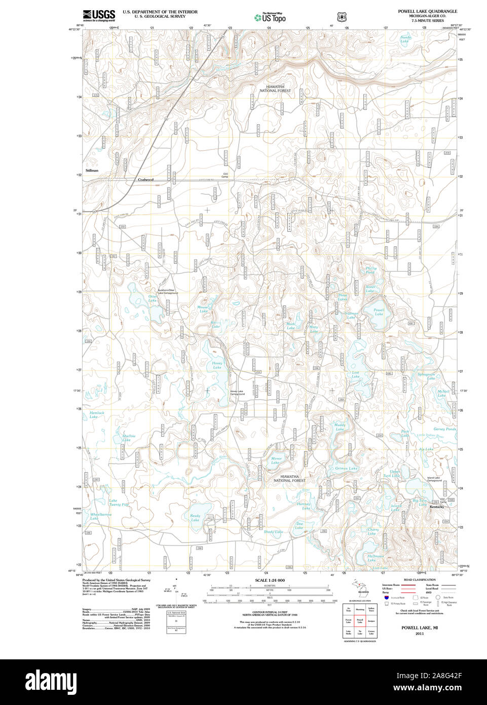 Lake powell map hi-res stock photography and images - Alamy