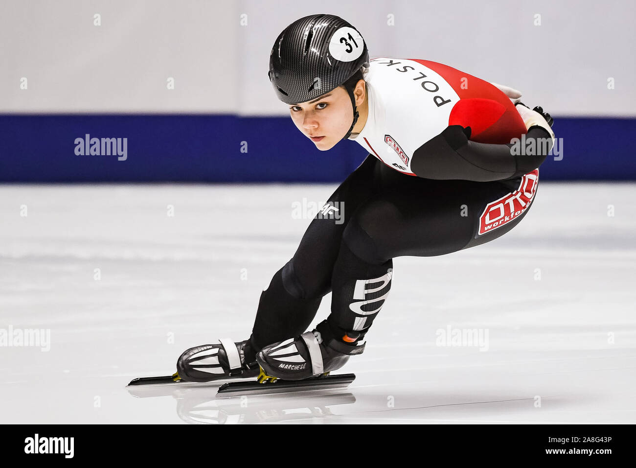 Montreal, Quebec. 08th Nov, 2019. Look on Nicole Mazur (POL) during the ...