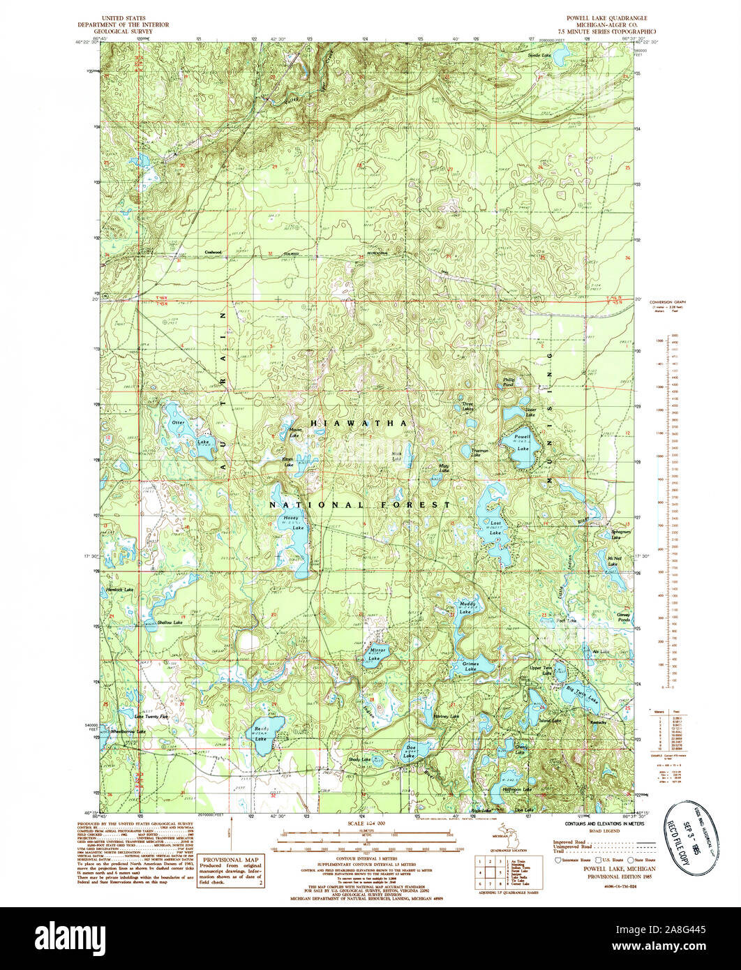 Lake powell map hi-res stock photography and images - Alamy