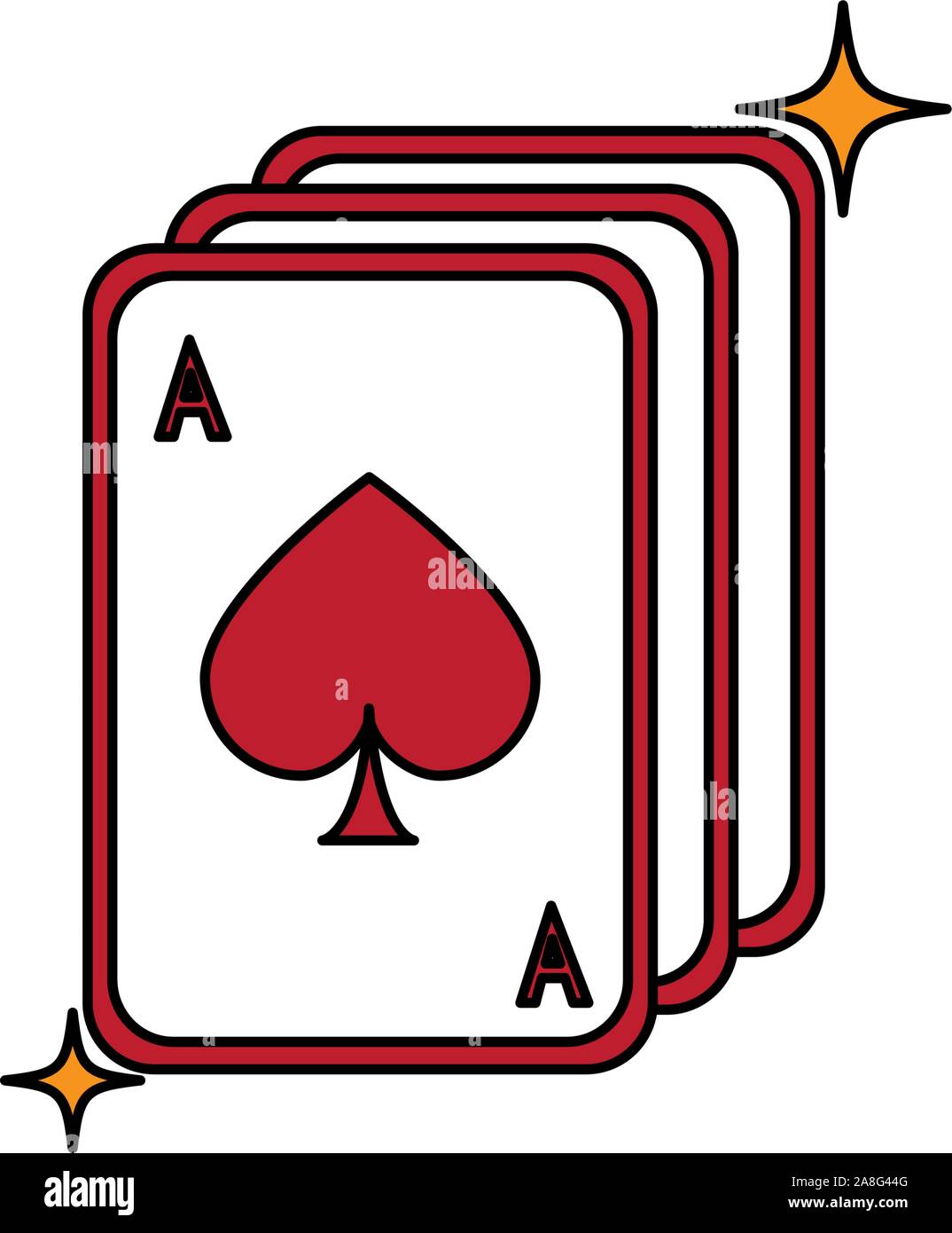 Cards design, Casino las vegas game lucky play win and chance theme ...