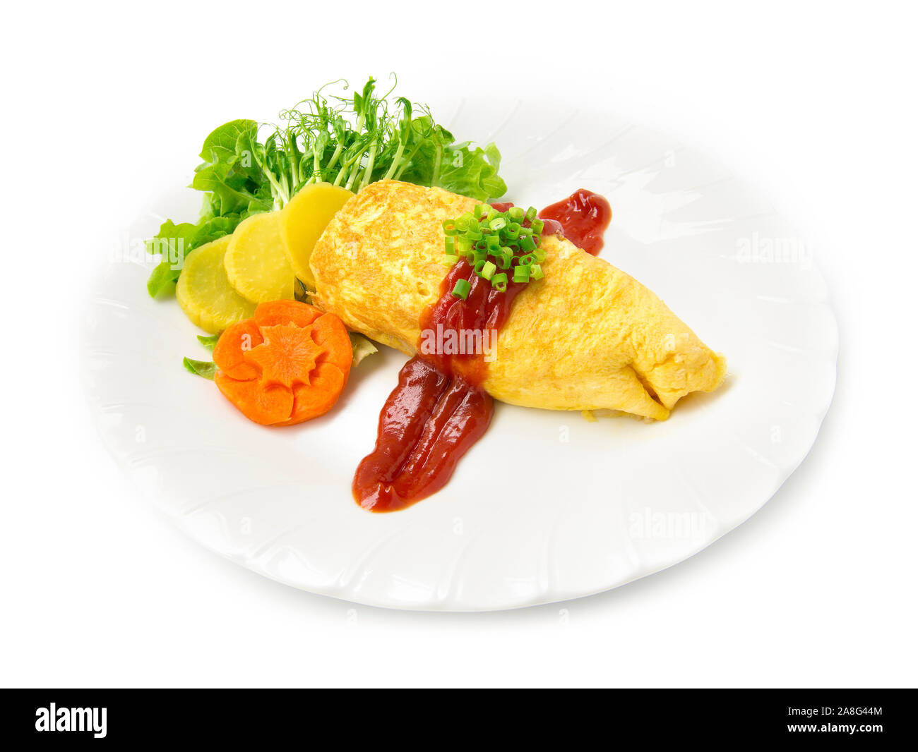 Fried chicken rice flower hi-res stock photography and images - Alamy