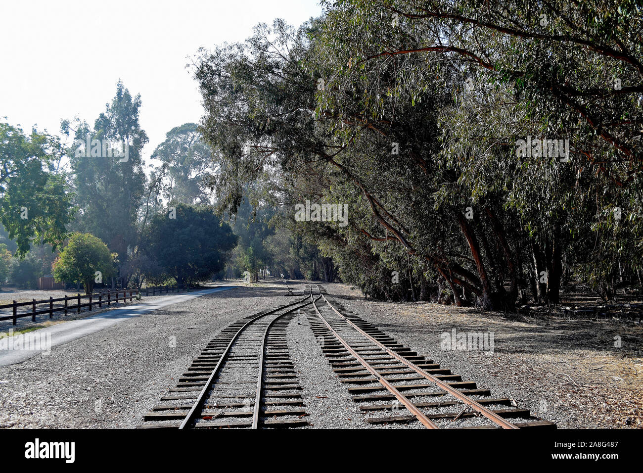 Ardenwood railroad tracks at the Ardenwood Historic Farm, Fremont ...