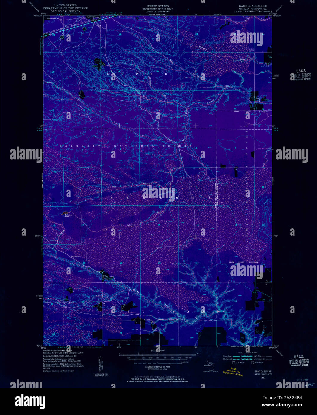 Map of raco hi-res stock photography and images - Alamy