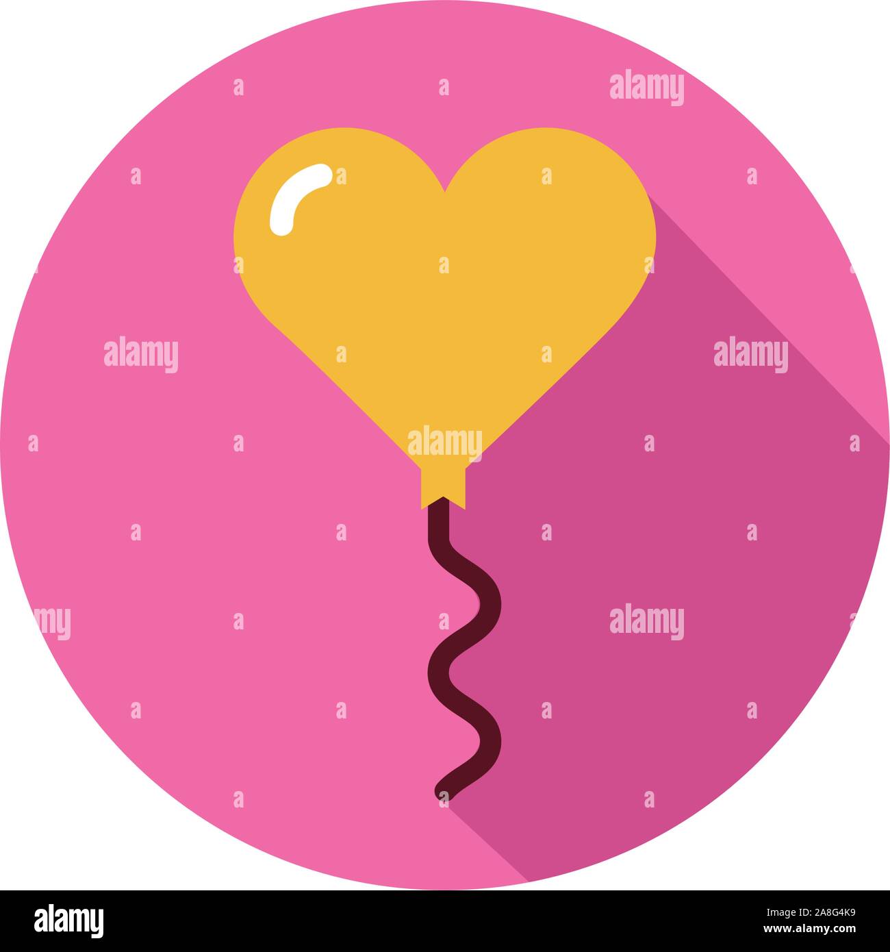Isolated heart balloon vector design Stock Vector Image & Art - Alamy