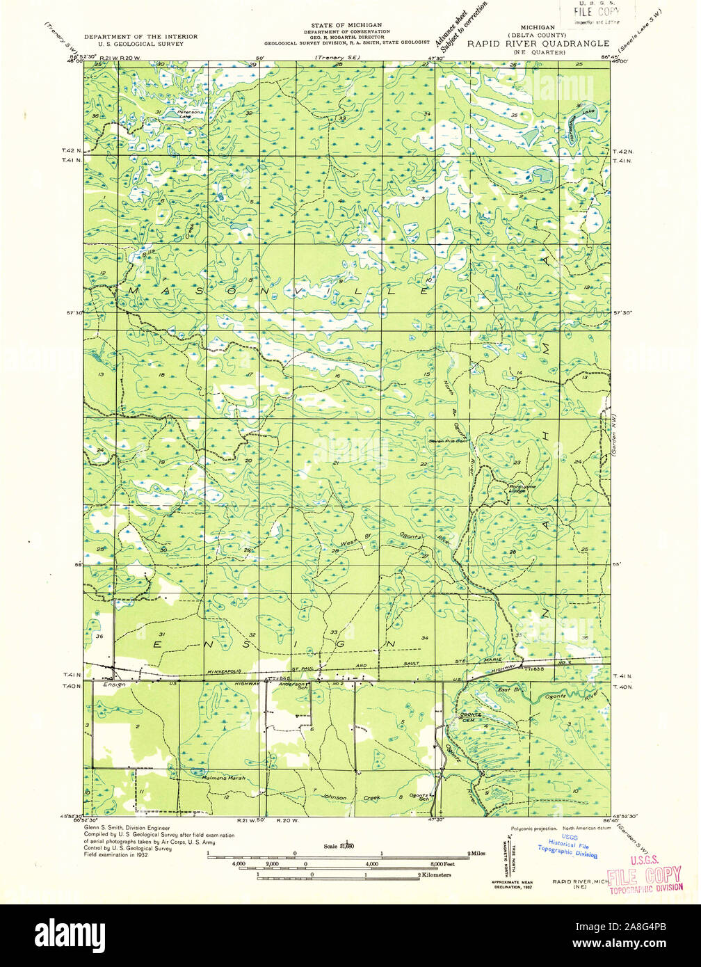 Rapid river map hi-res stock photography and images - Alamy