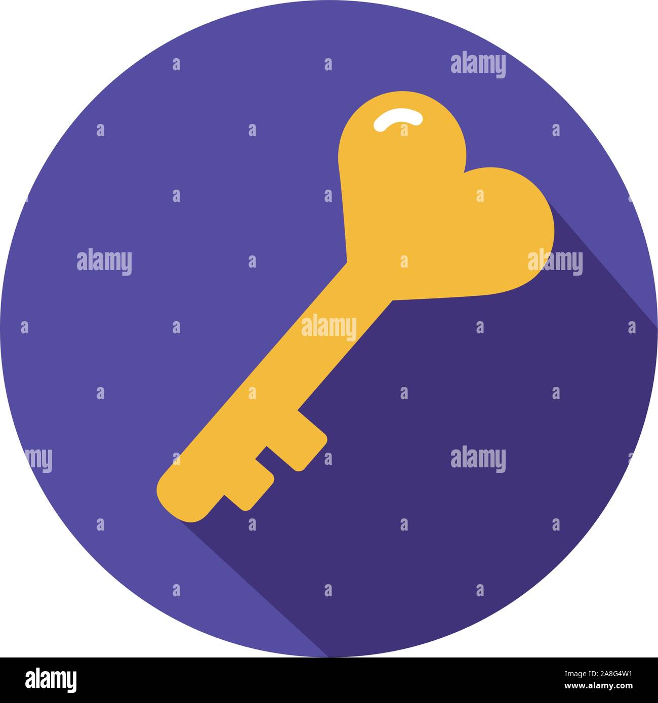 Isolated love key vector design Stock Vector Image & Art - Alamy