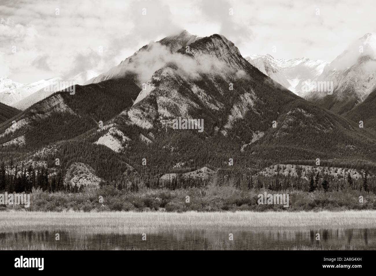Beautiful scene in Jasper National Park in Canada Stock Photo - Alamy