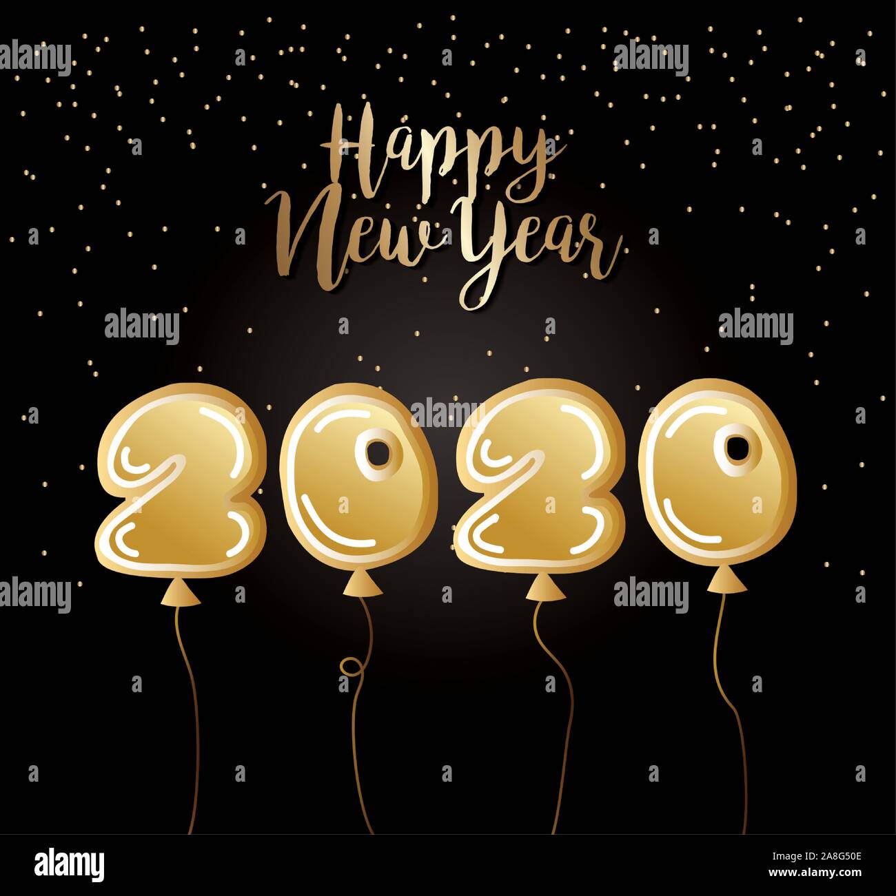 Happy new year vector design Stock Vector Image & Art - Alamy