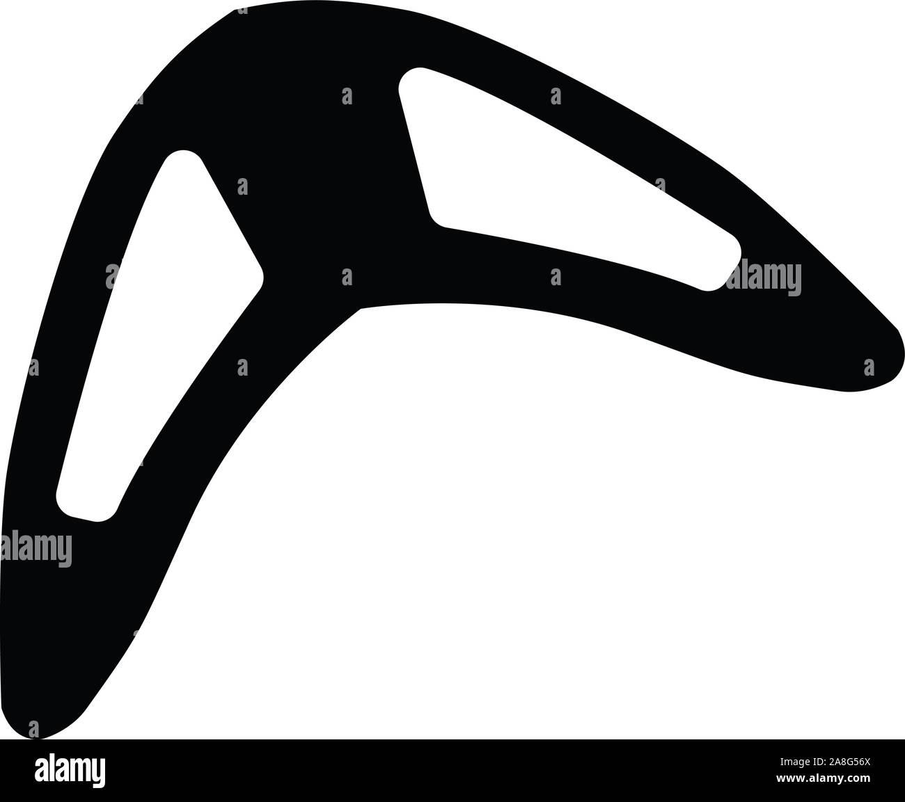 boomerang icon in trendy flat style on white background. boomerang ...