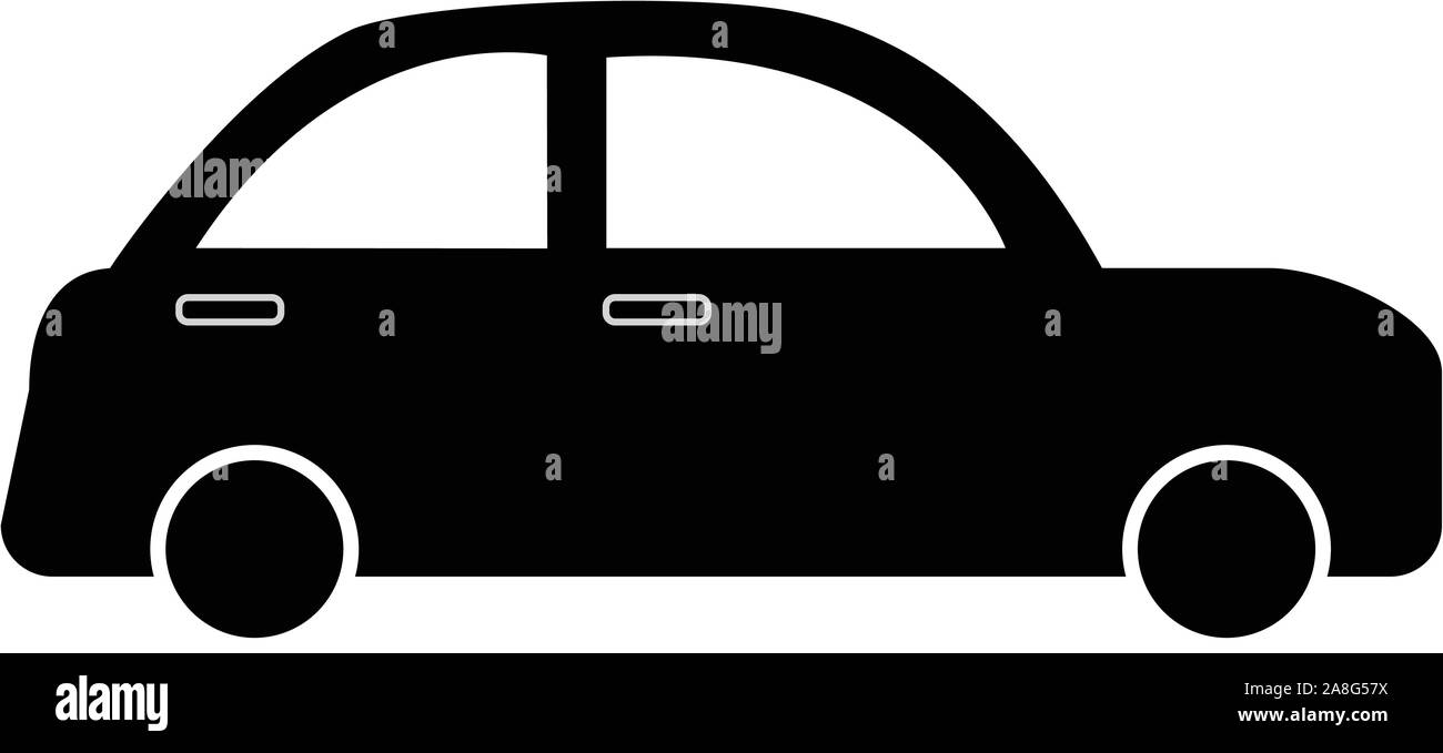 car icon on white background. flat style. simple car icon for your web ...